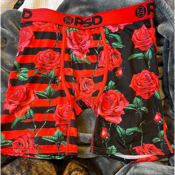 PSD | Underwear & Socks | Xl Red Rose Psd Mens Boxers | Poshmark